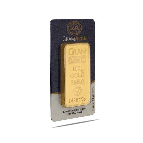 100 Gram Külçe Altın Saf Altın 24 Ayar | TR Gold Store