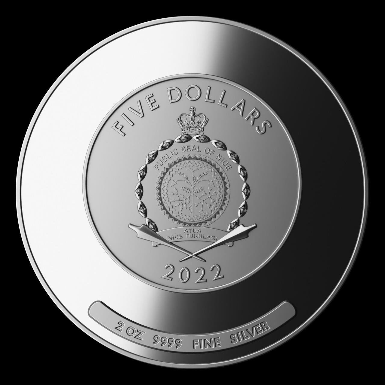 Algorıthm 2022 | Water & Earth 2 OZ Silver Coin | TR Gold Store